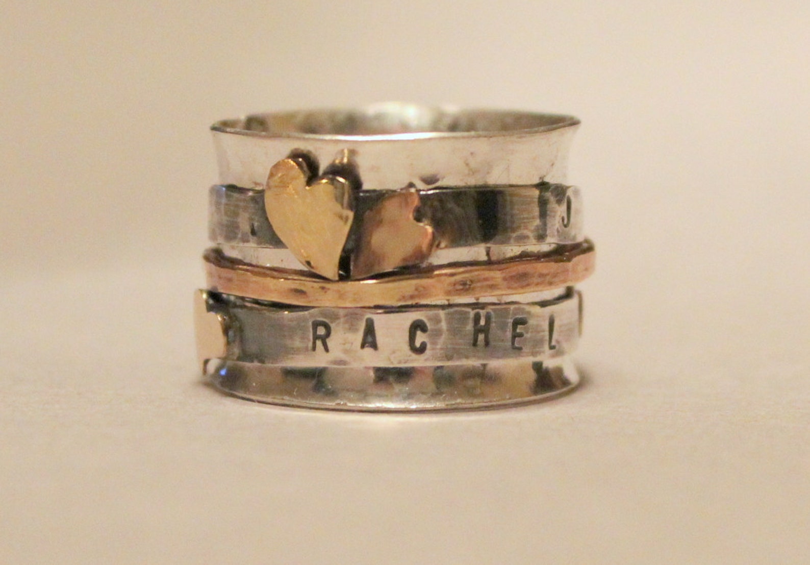 Mothers Day Ring Personalized Ring 14K Personalized Ring | Etsy