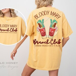 Bloody Mary Brunch Club PNG: Alcohol Funny Trendy Graphic Preppy - Etsy