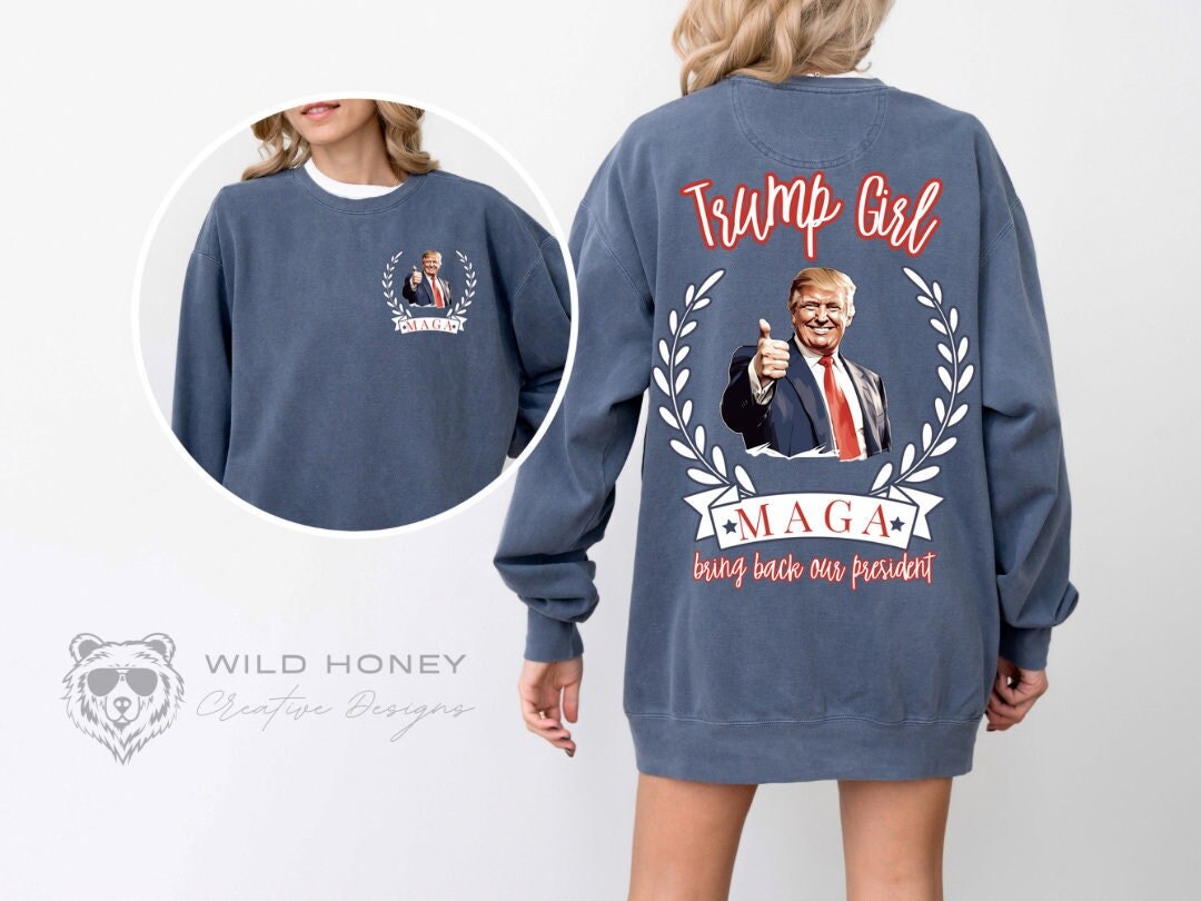 Trump Girl 2024 PNG: Election Preppy Political Take Back America ...