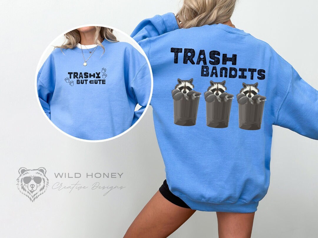 Trash Bandits PNG: Raccoon Funny Sassy Retro Trendy Graphic - Etsy