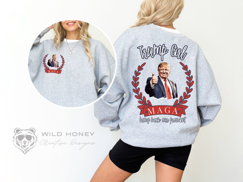 Trump Girl 2024 PNG: Election Preppy Political Take Back America ...