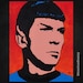 Star Trek Mr. SPOCK, New ORIGINAL Pop Art Painting 8" X 10" Leonard ...