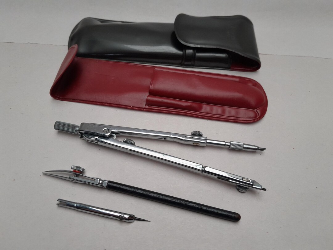 Vintage Kern Swiss Compass / Drawing Instrument Set - Etsy