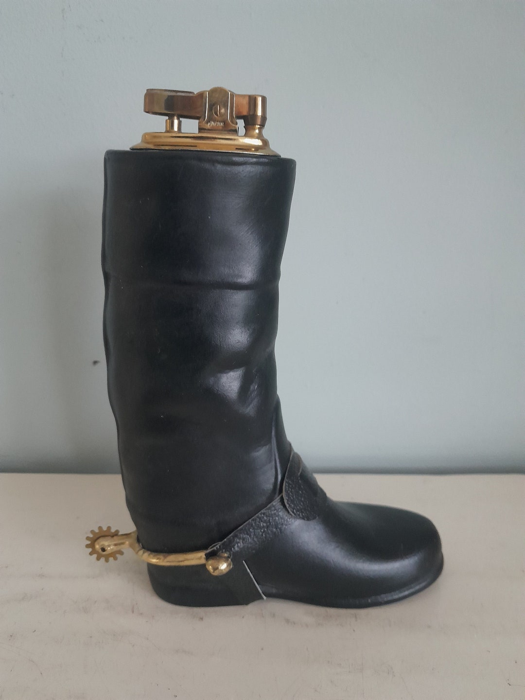 Vintage 1960s Cowboy Riding Boot Table Lighter - Japan - Etsy