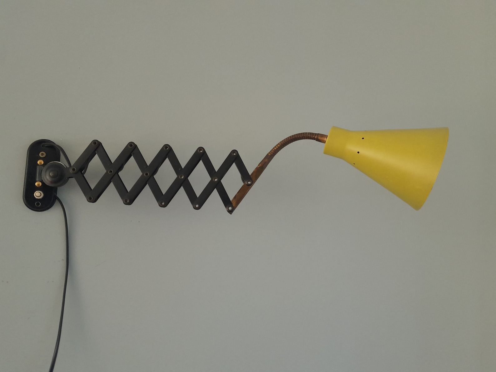 Vintage Hala Scissor Lamp - Mid Century - 60s 70s - Wall Lamp - Etsy