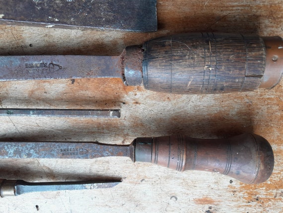 Set of 5 Antique Chisels Including Ferdin Rubens Etsy Australia