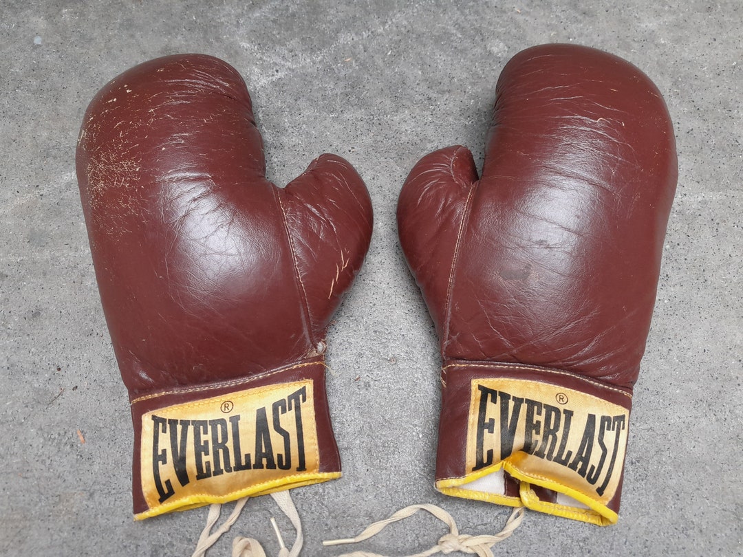 Vintage Everlast Boxing Gloves Size 12 - 70s - Etsy