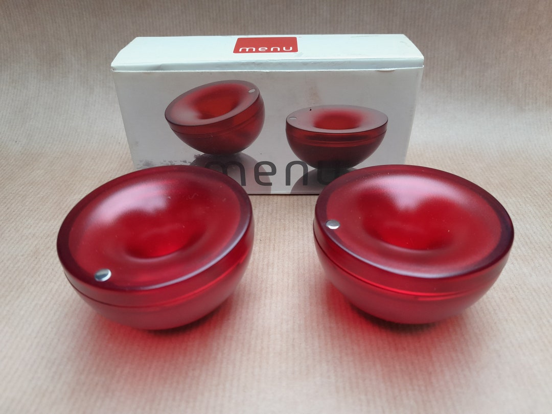 Menu Salt & Pepper Shaker Red - Pernille Vea - Danish Design - Etsy