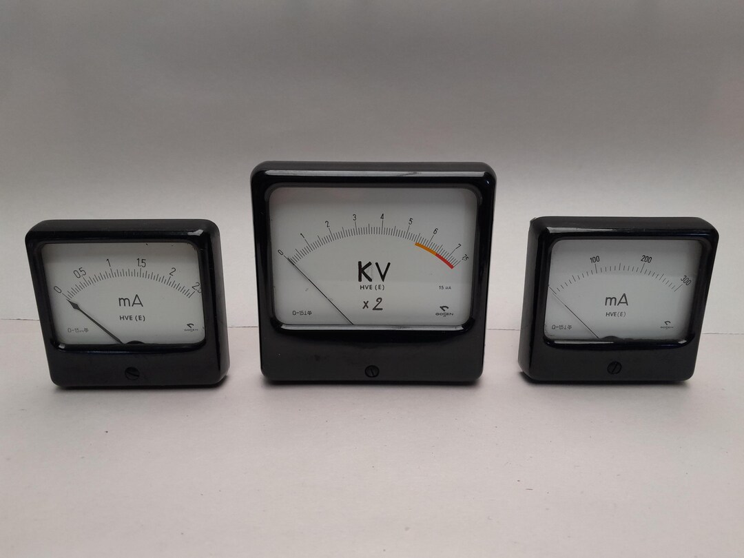3 Vintage Meters Bakelite - Ma KV - Gossen - Etsy