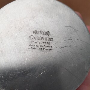 Vintage Flask by British Nobleman in Pewter - Sheffield - Etsy