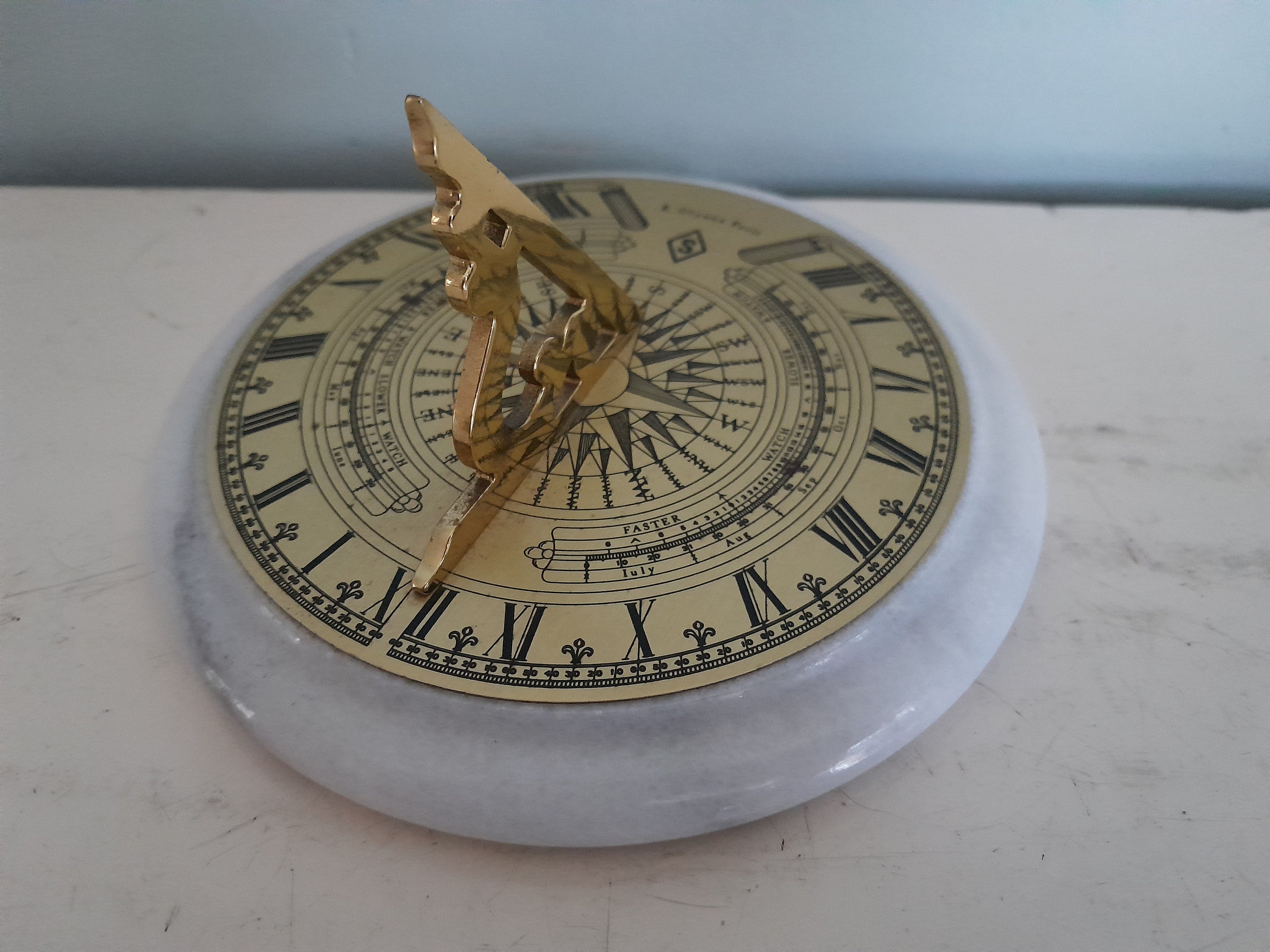 Vintage R Glynne Fecit Sundial by Authentic Models - Etsy