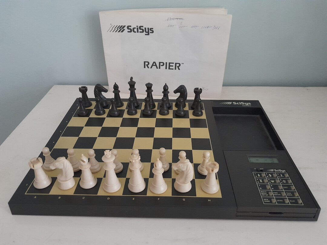 Vintage Chess Computer Scisys Rapier - Etsy