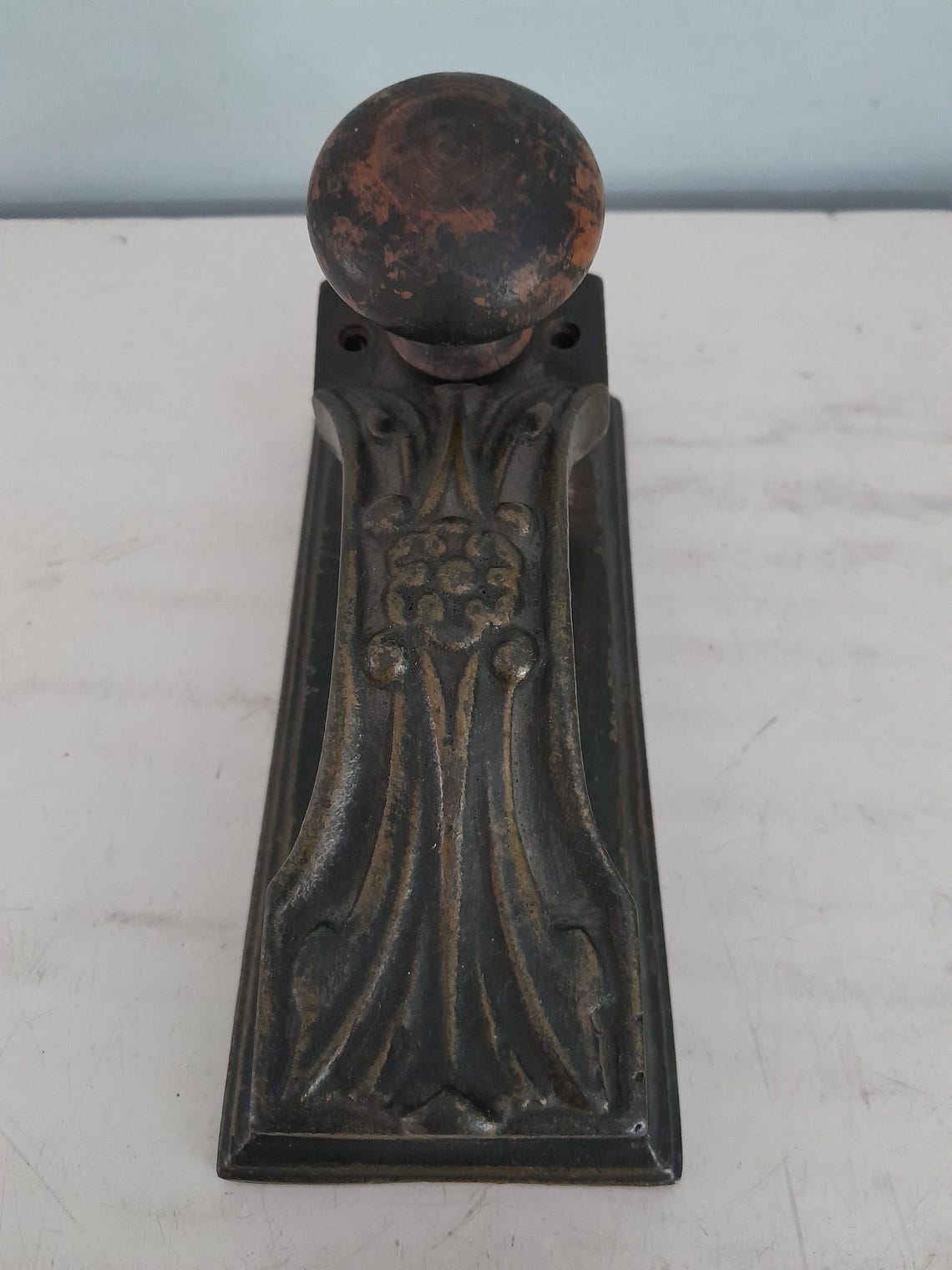 Antique Stamp Embosser - Art Nouveau Paper Embossing Machine - Wood and ...