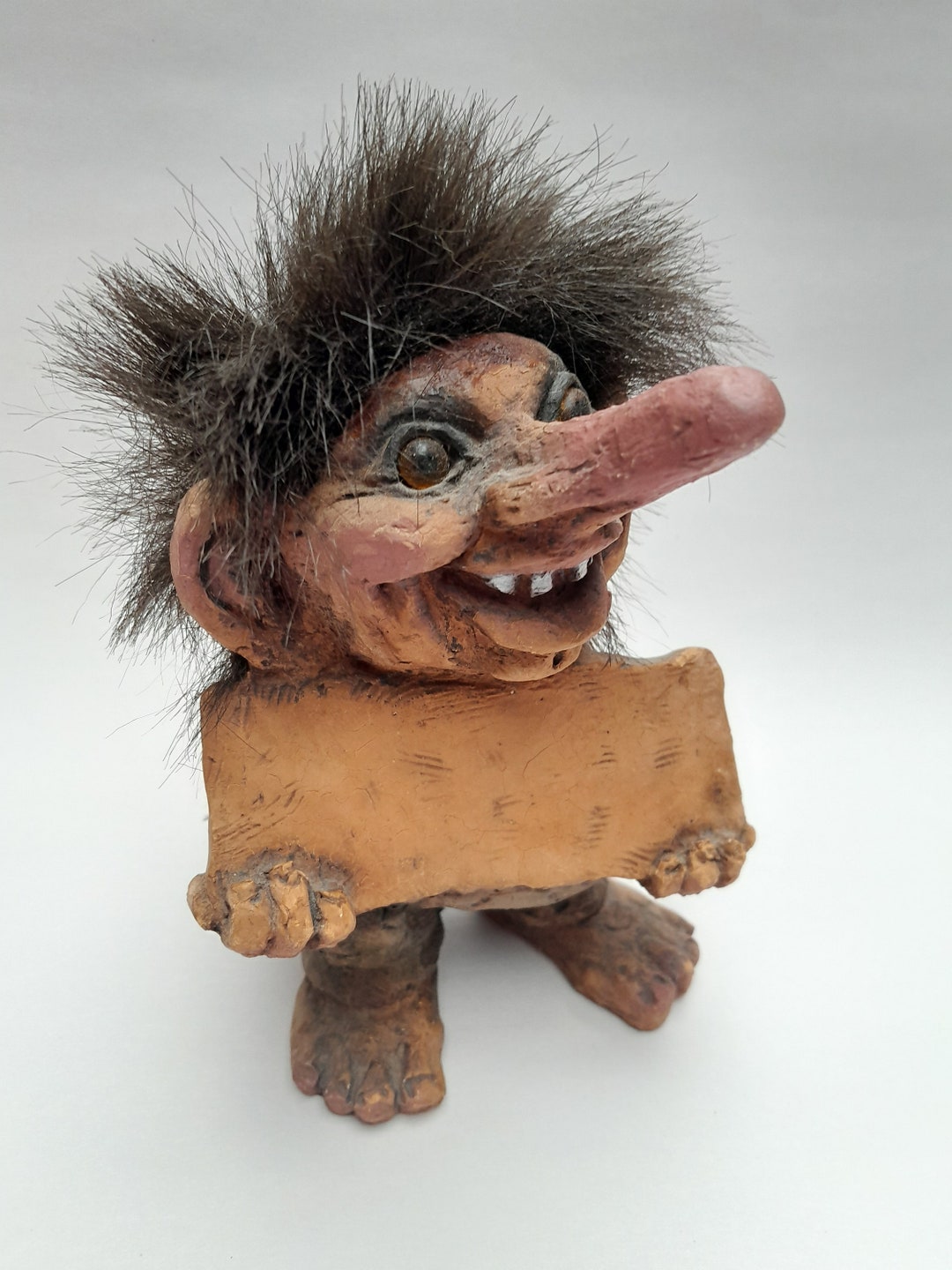 Vintage Norwegian Troll Nyform Troll Plate - Etsy