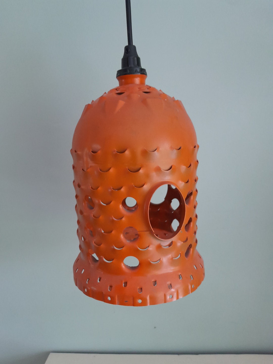 1950's General Electric J79 Jet Engine Burner Can Pendant Lamp ...