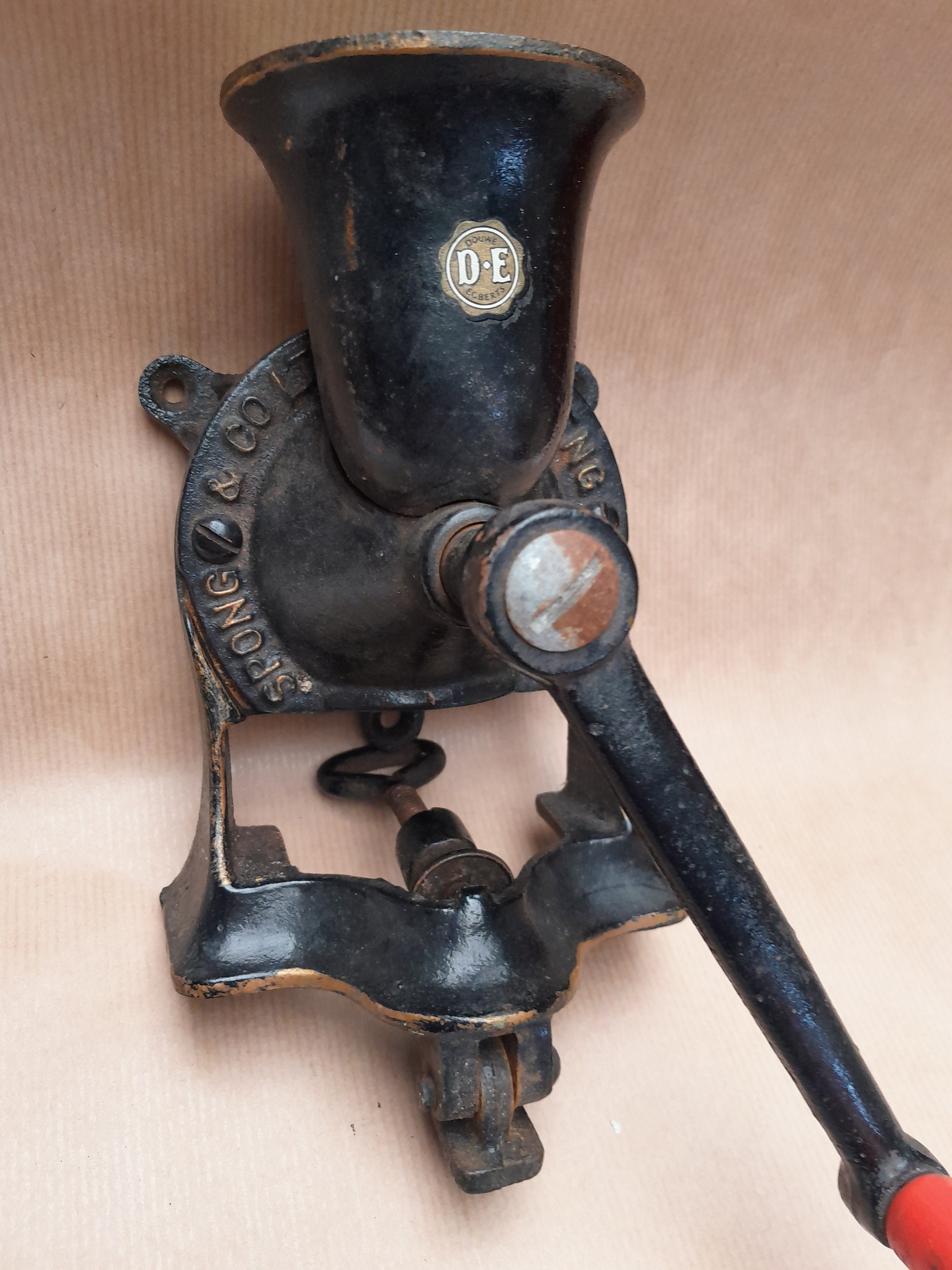 Vintage Coffee Mill: Spong & Co Ltd Model 1 Grinder Cast Iron DE Manual ...