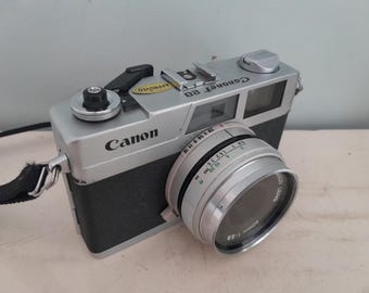 Canon Canonet QL 28 Rangefinder Camera - Etsy