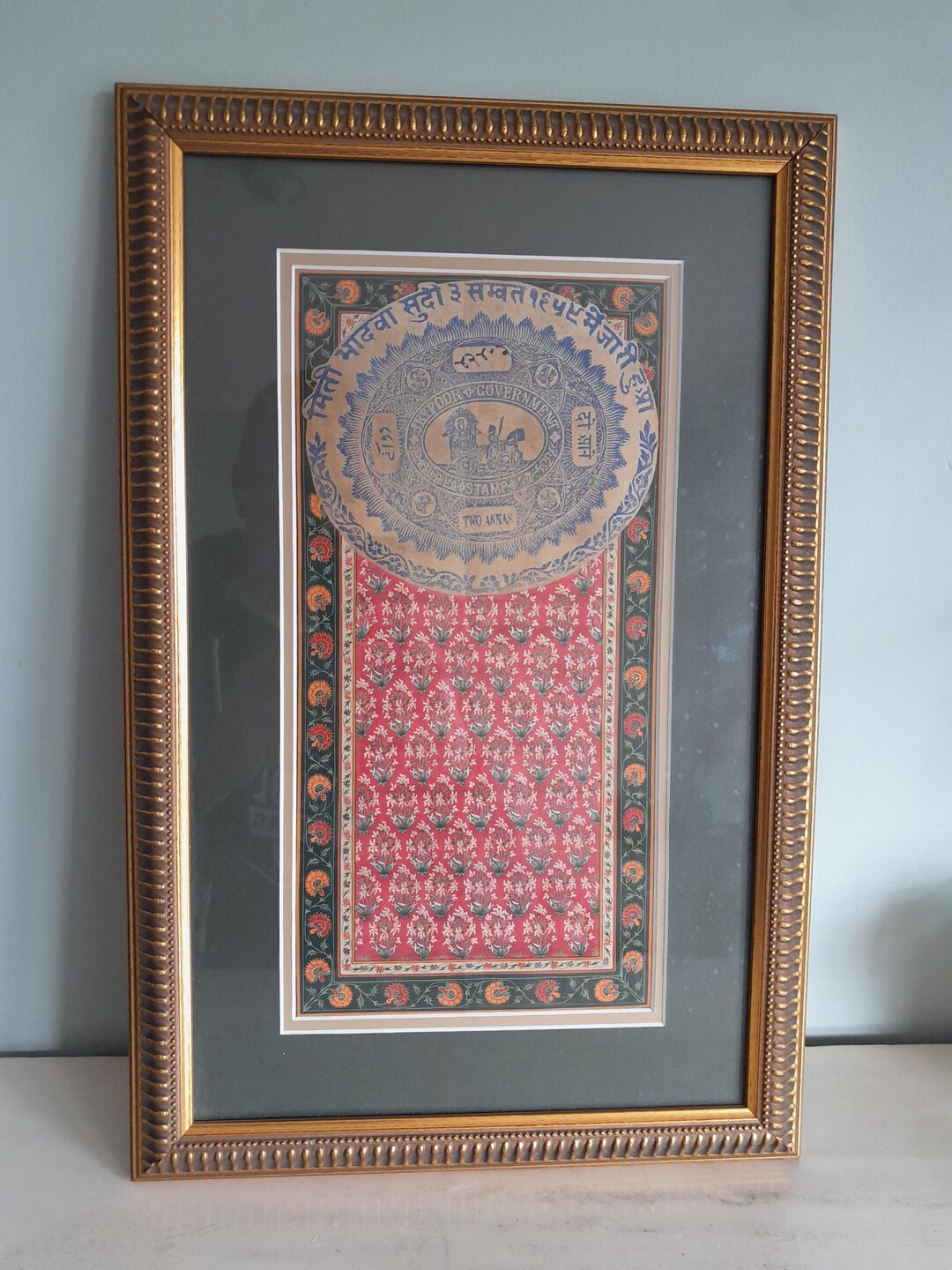 Traditional Indian Miniature Painting Old Stamp Paper Painting Rice ...