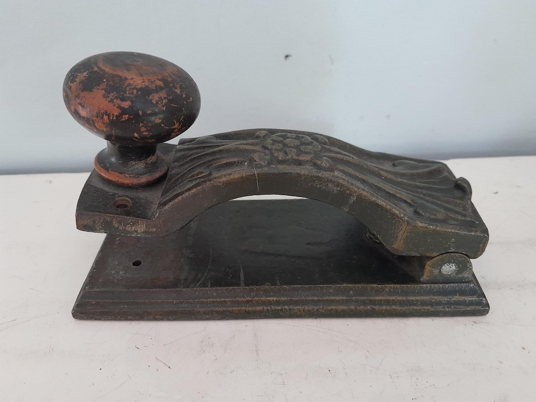 Antique Stamp Embosser - Art Nouveau Paper Embossing Machine - Wood and ...