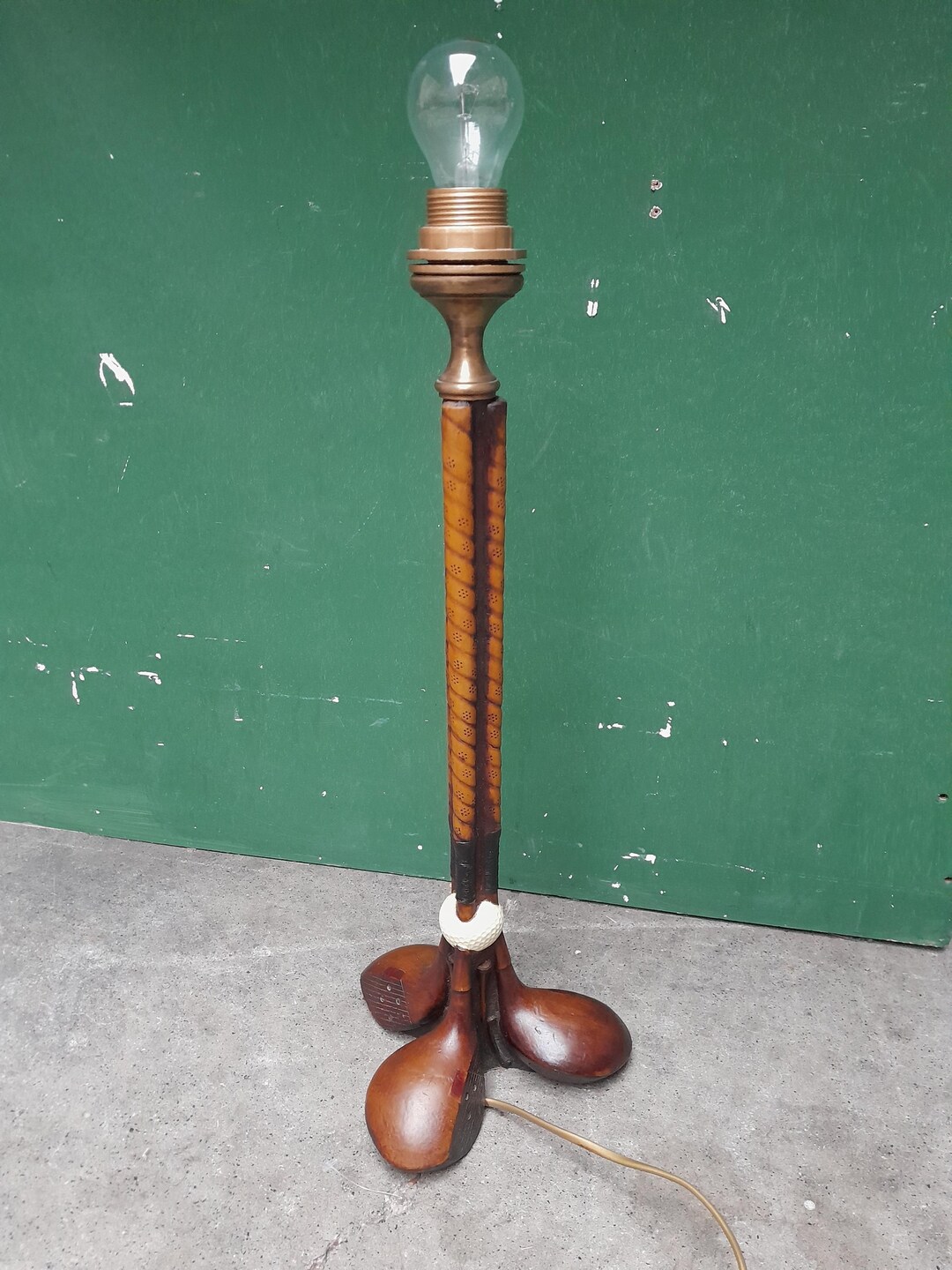 Vintage Golf Table Lamp - Golf Decoration - Mancave Lamp - Etsy