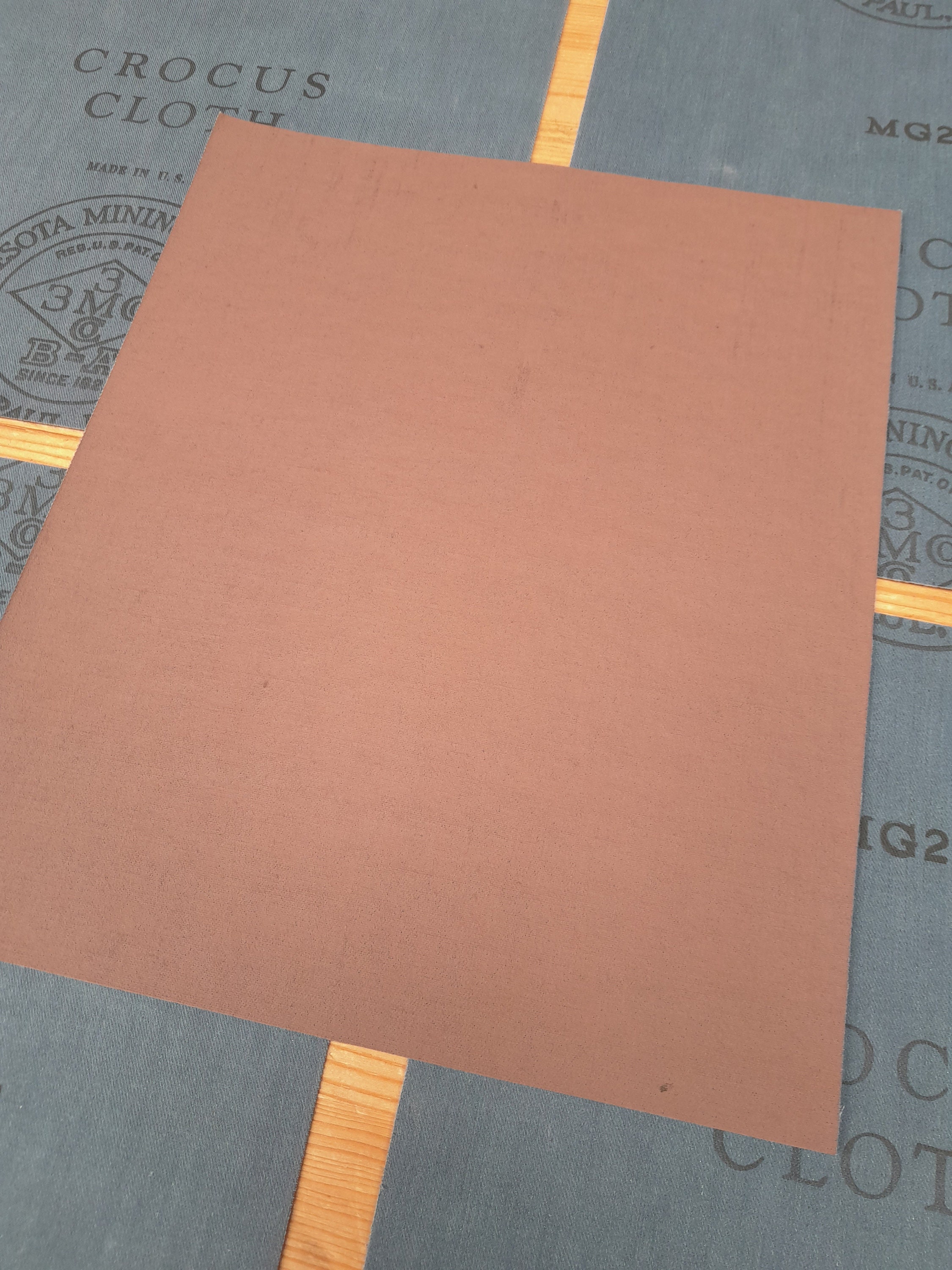 Set of 5 Vintage Sheets Crocus Cloth MG2 Minnesota Mining & Mfg Co 3M ...