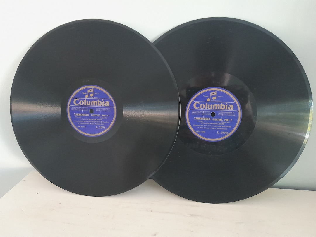 2 X Columbia Gramophone Record - 78 Rpm - Etsy