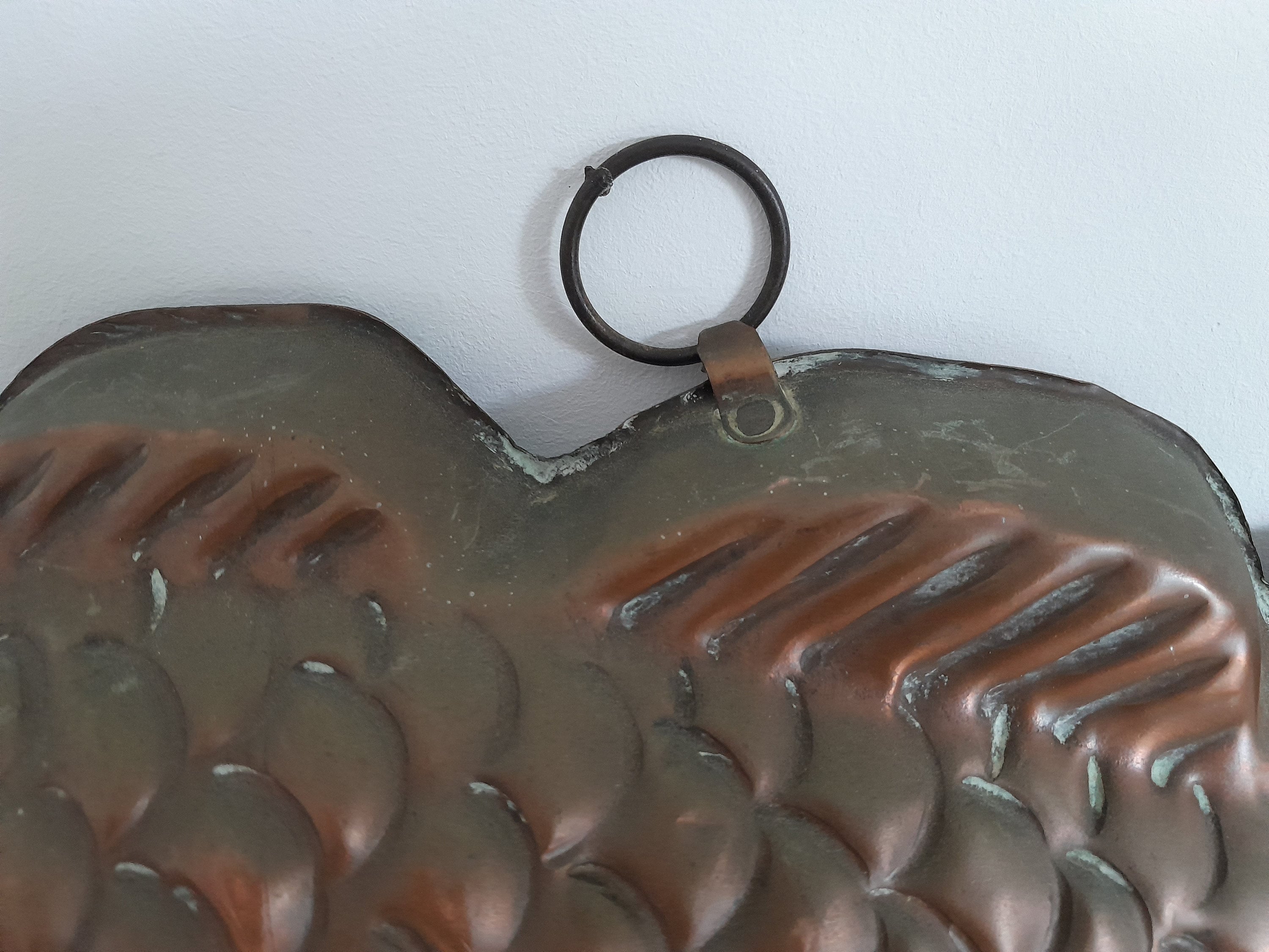 Large Vintage Copper Baking Tin Fish Tin Shape - Etsy