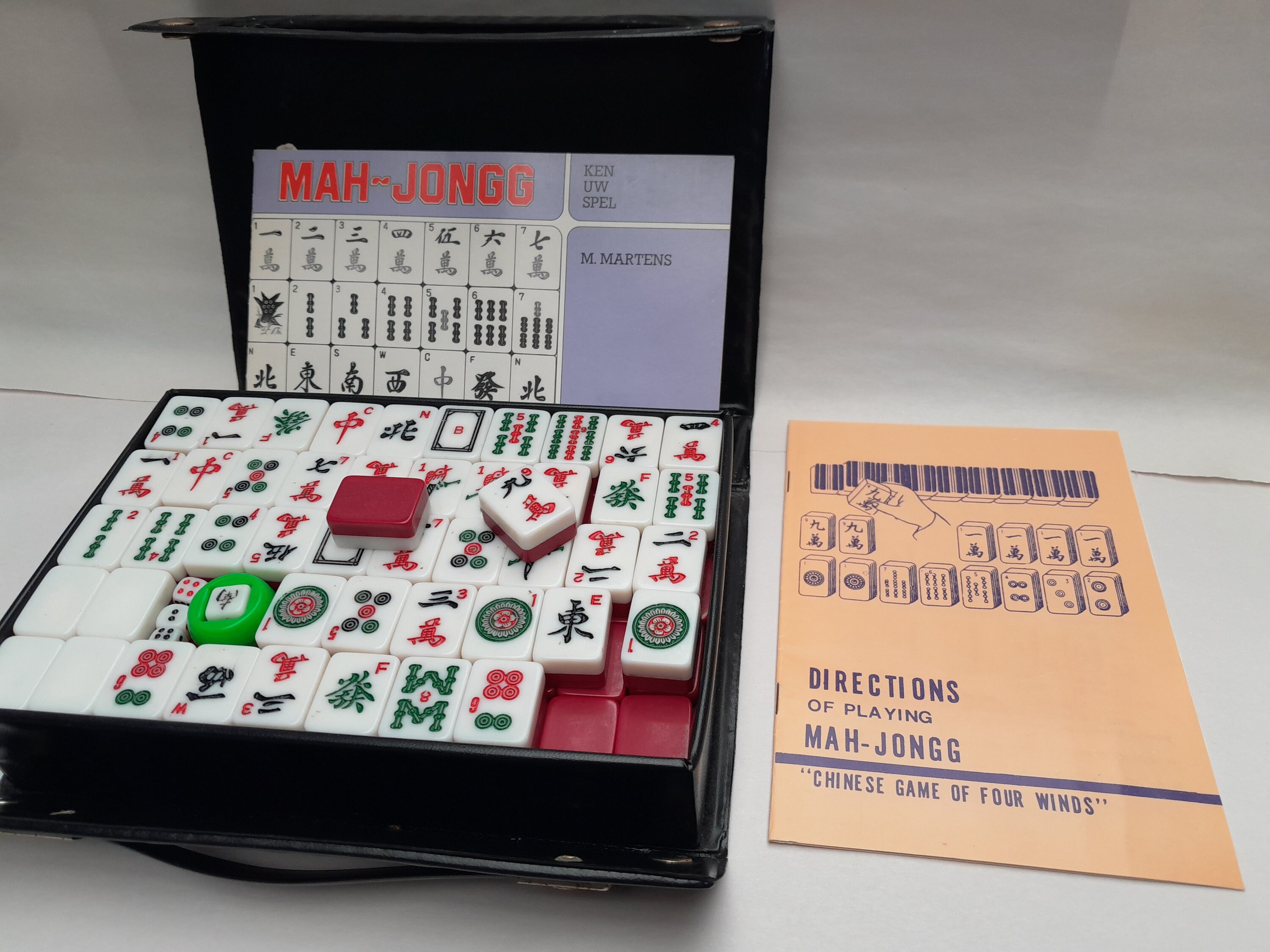 Vintage Mah-jong Mahjong Game M. Martens 80s - Etsy