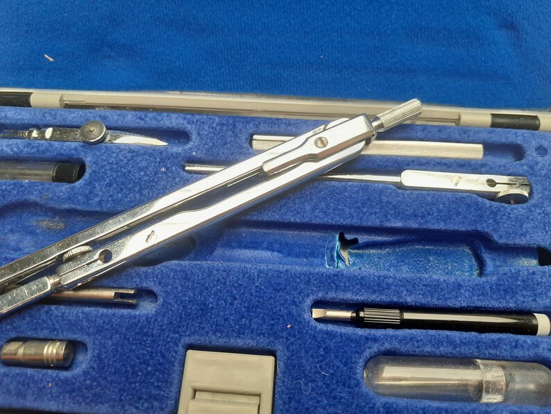 Vintage Everest Compass / Drawing Instrument Set - Etsy