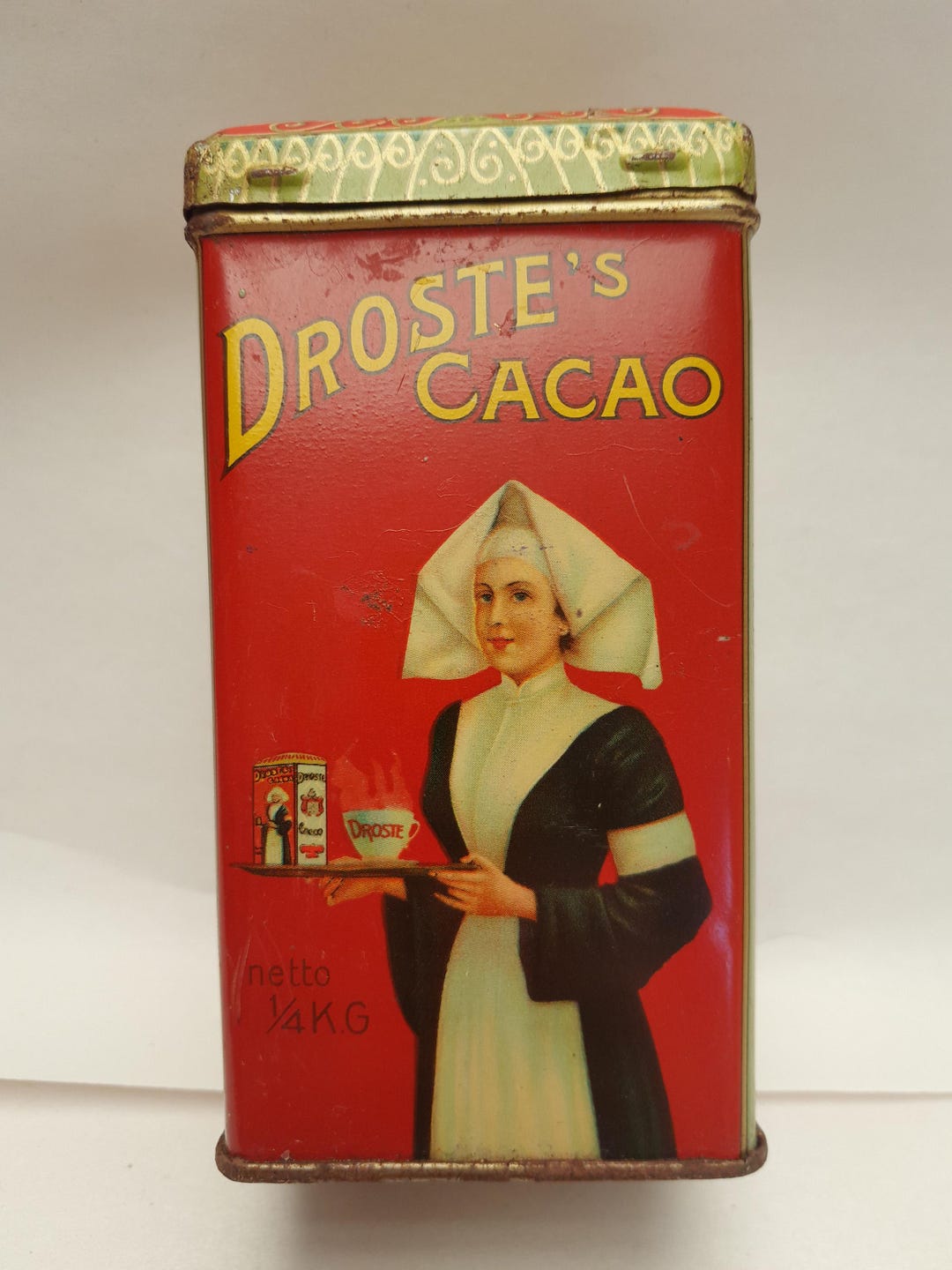 Vintage Droste Cocoa Tin - Etsy