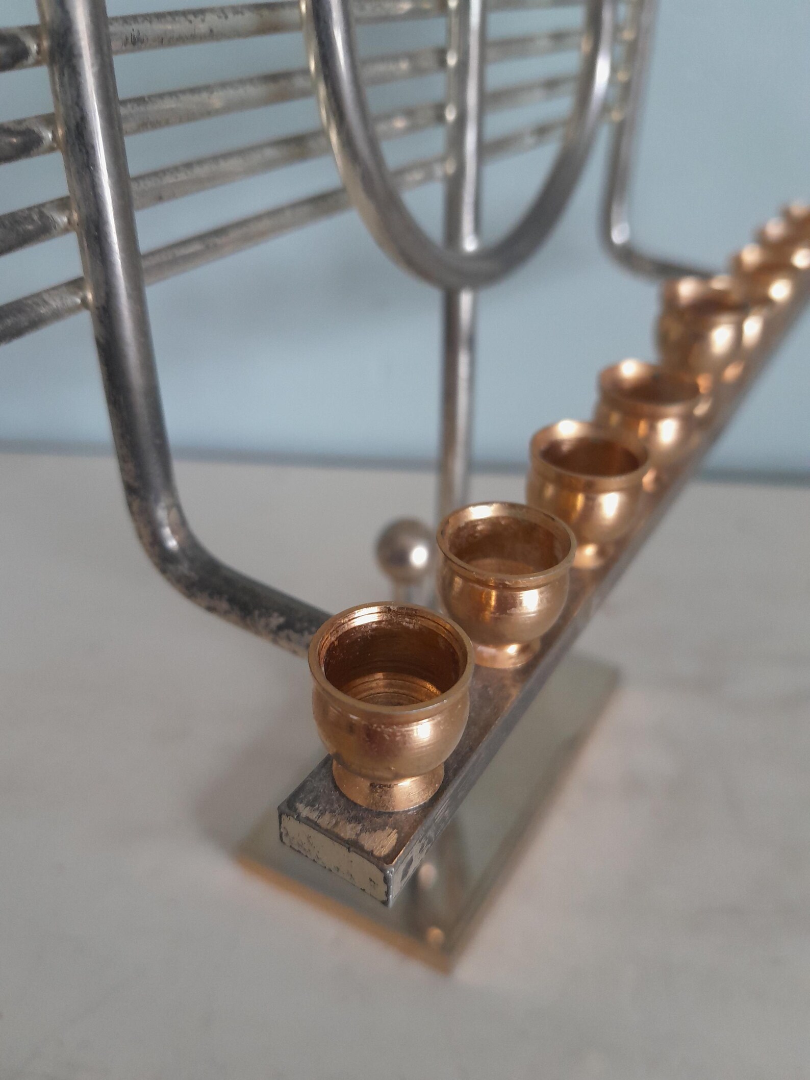 Karshi Treble Clef Jewish Hanukkah Menorah - Etsy