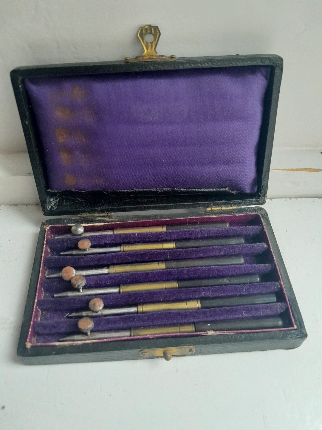 Antique Watchmaker's Tools in Box - Etsy