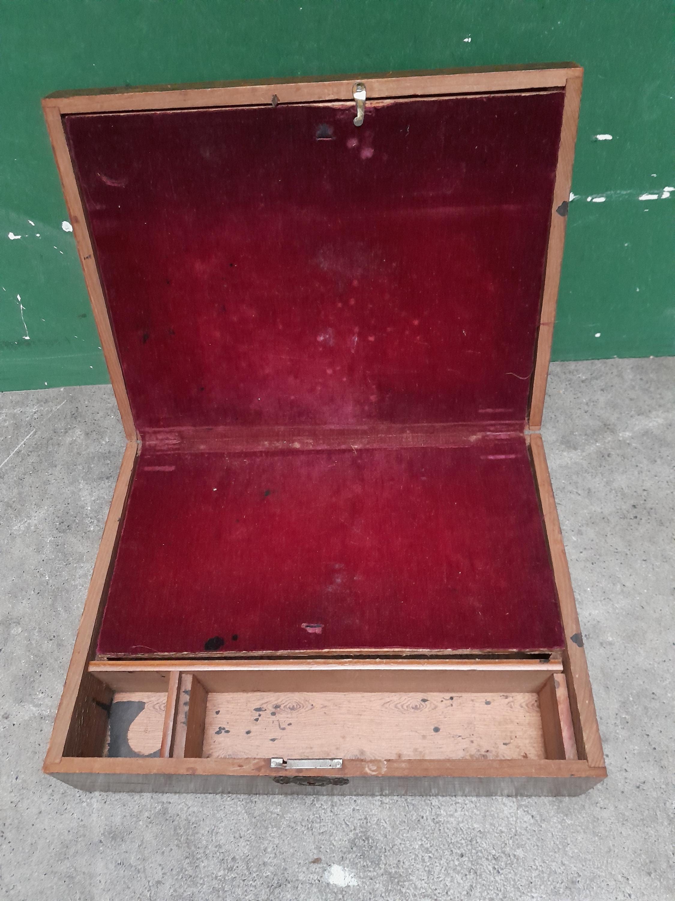 Antique Portable Wooden Lap Field Desk Art Deco 1920's - Etsy