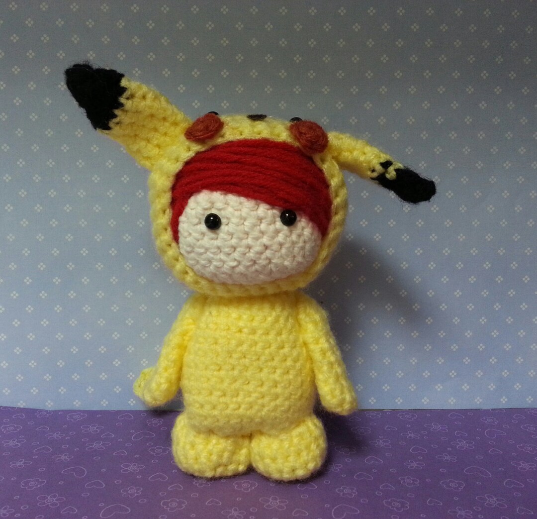 Amigurumi Doll as Pikachu - Etsy