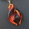 Luft Element Fuchs Halskette - Fimo Fantasy Schmuck - Einzigartiger ...