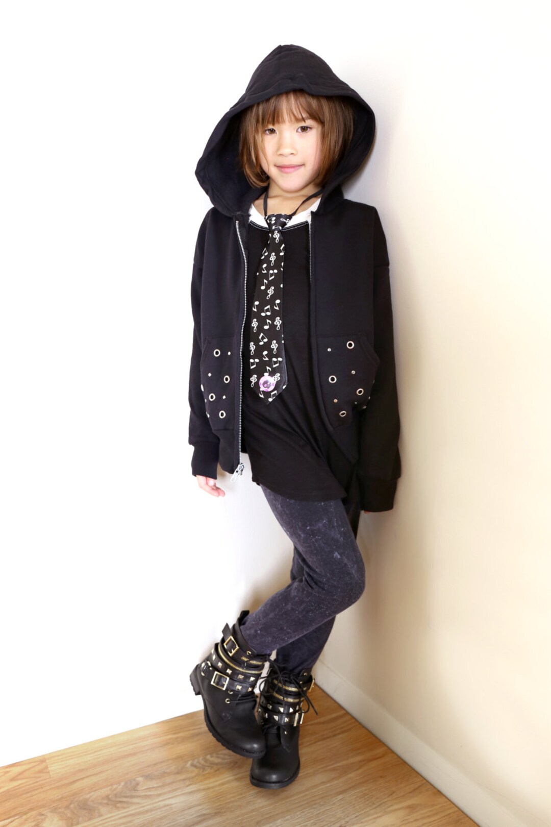 SALE! Punk Rock Kids' Studded Knit Fleece Children's Hoodie - Etsy