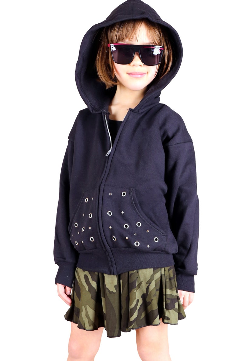 SALE Punk Rock Kids' Studded Knit Fleece Children's | Etsy