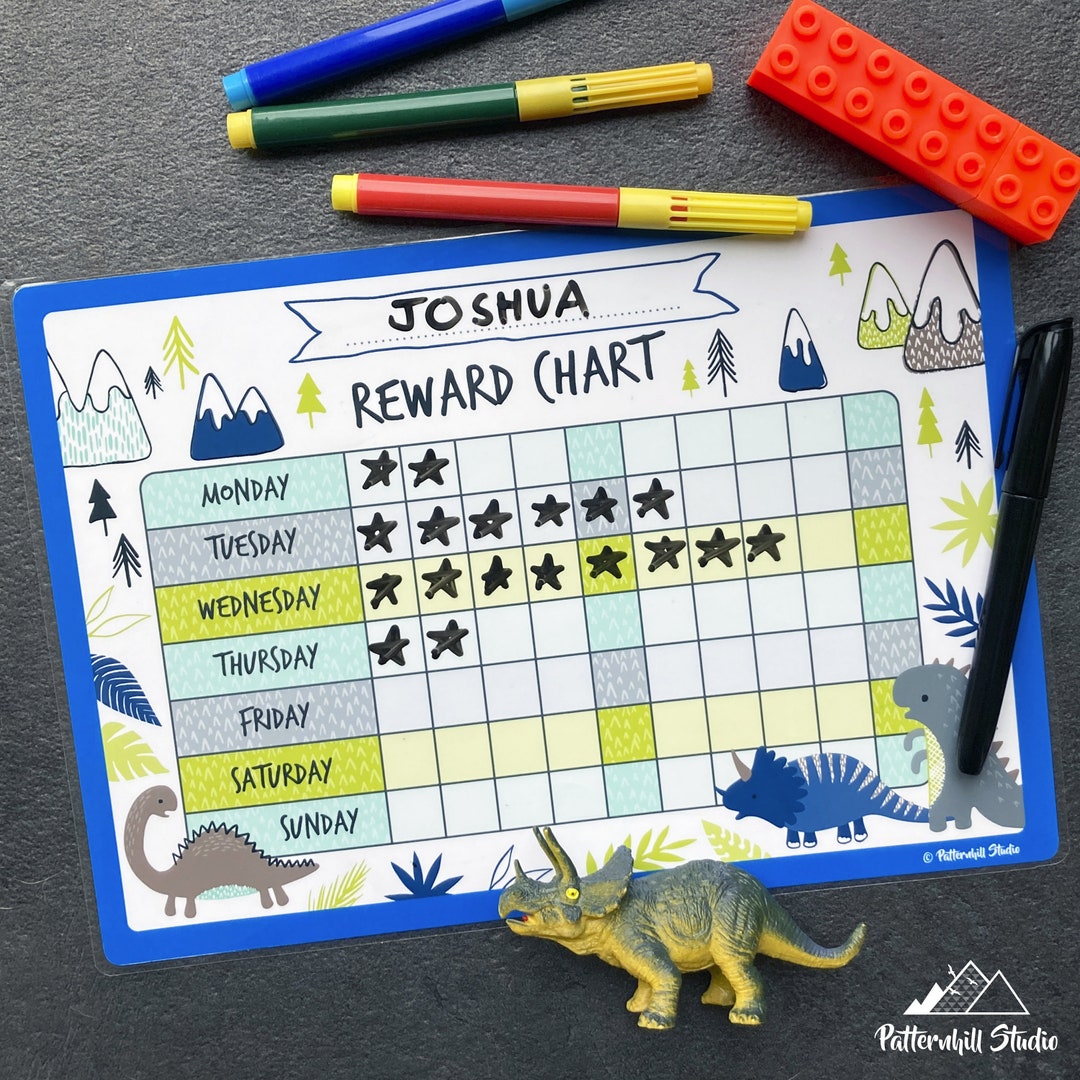Children's Reusable Reward Chart - Etsy