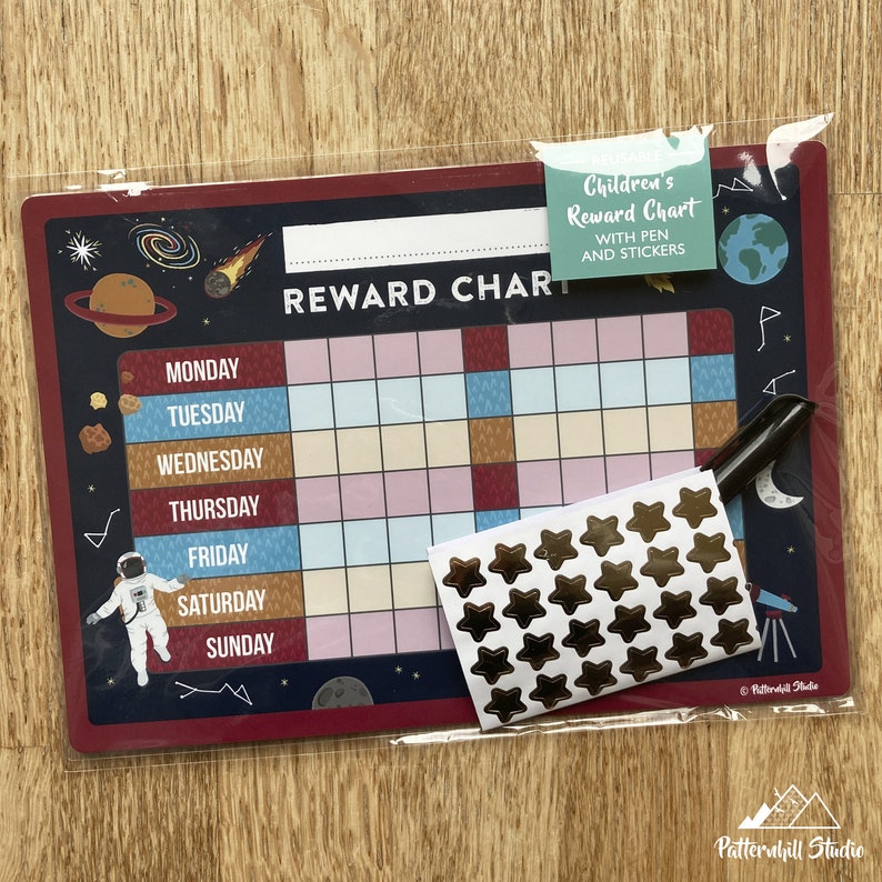 Children's Reusable Reward Chart - Etsy