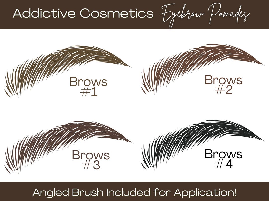 Eyebrow Pomades- All Natural, Vegan Friendly Eyebrow Filler- Don't ...