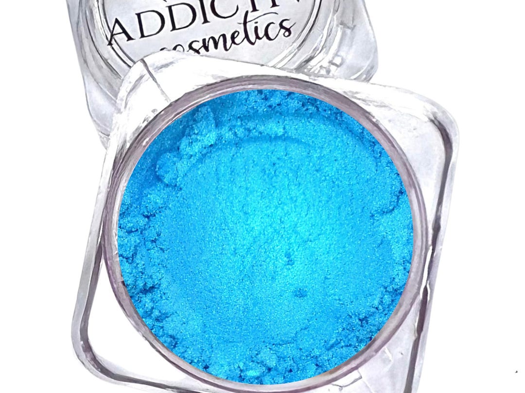 GROUPIE Blue Shimmer Mineral Eyeshadow or Eyeliner Makeup- All Natural ...