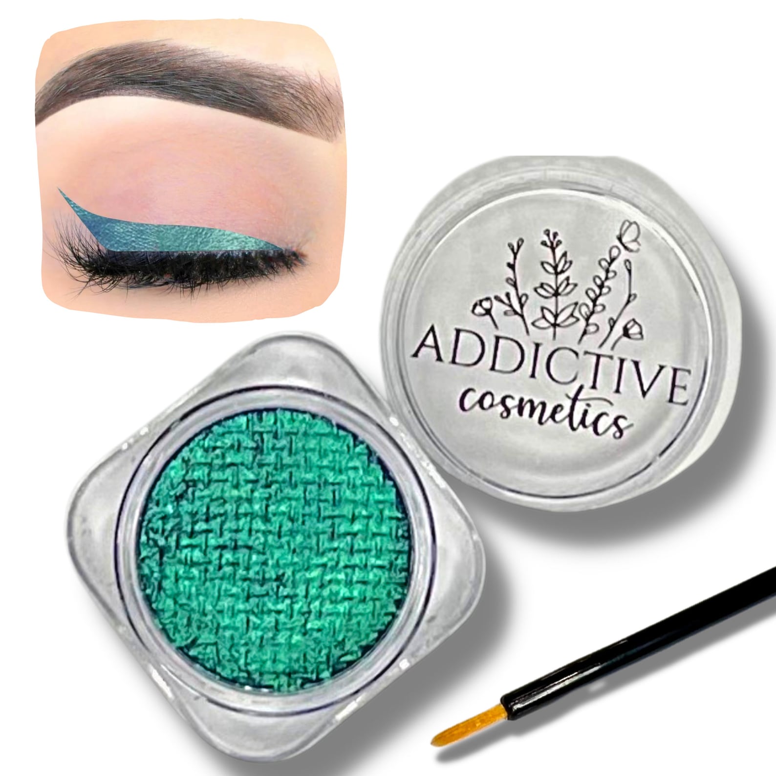 TRANCE Cake Eyeliner With Applicator Brush- Water Activated Eyeliner ...