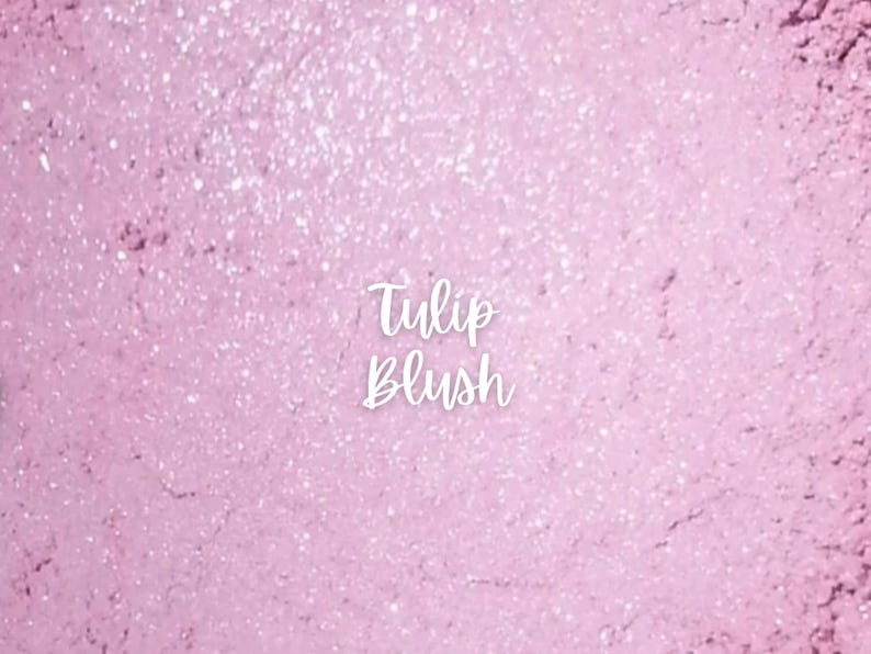 TULIP Mineral Blush Makeup- Handmade, All Natural, Vegan Friendly ...