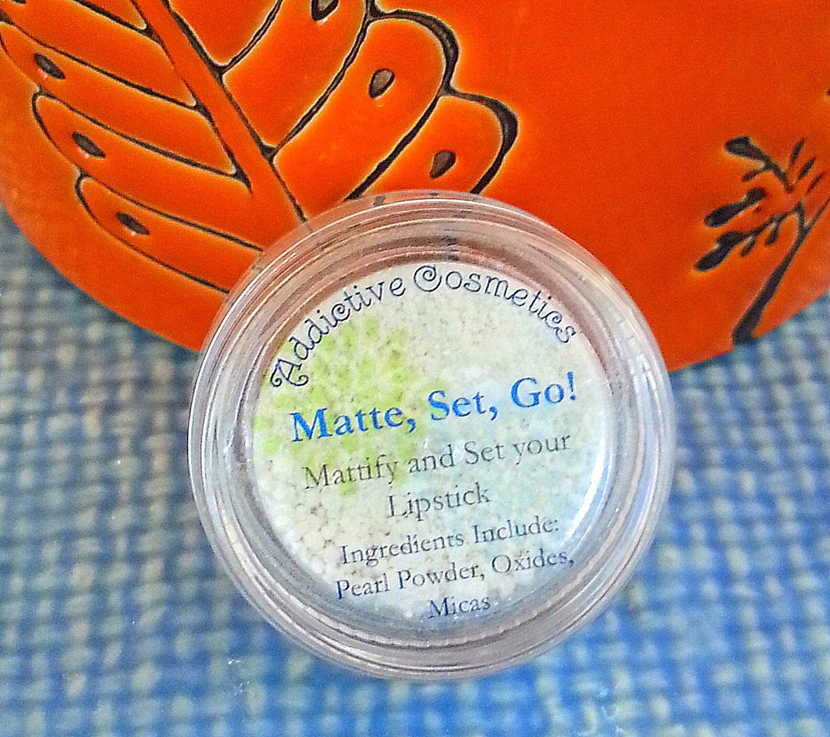 MATTE, SET, GO! Lipstick Mattify and Setting Powder- All Natural - Etsy