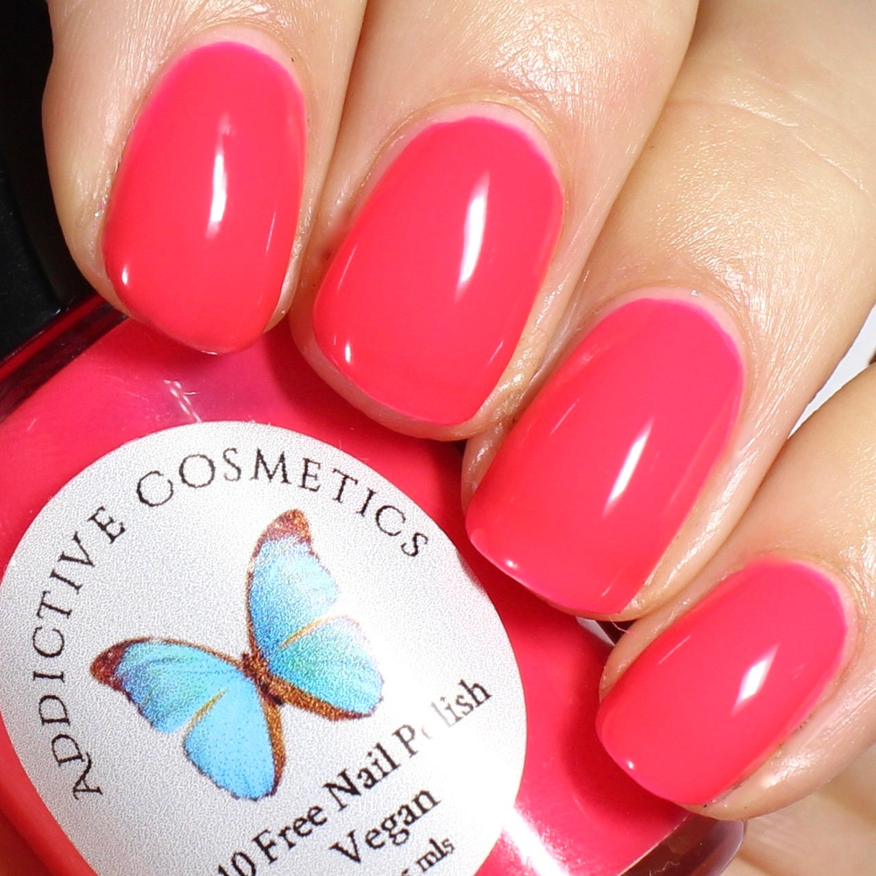 ATOMIC PINK 10 Toxin Free Nail Polish- Vegan Friendly, Cruelty Free - Etsy