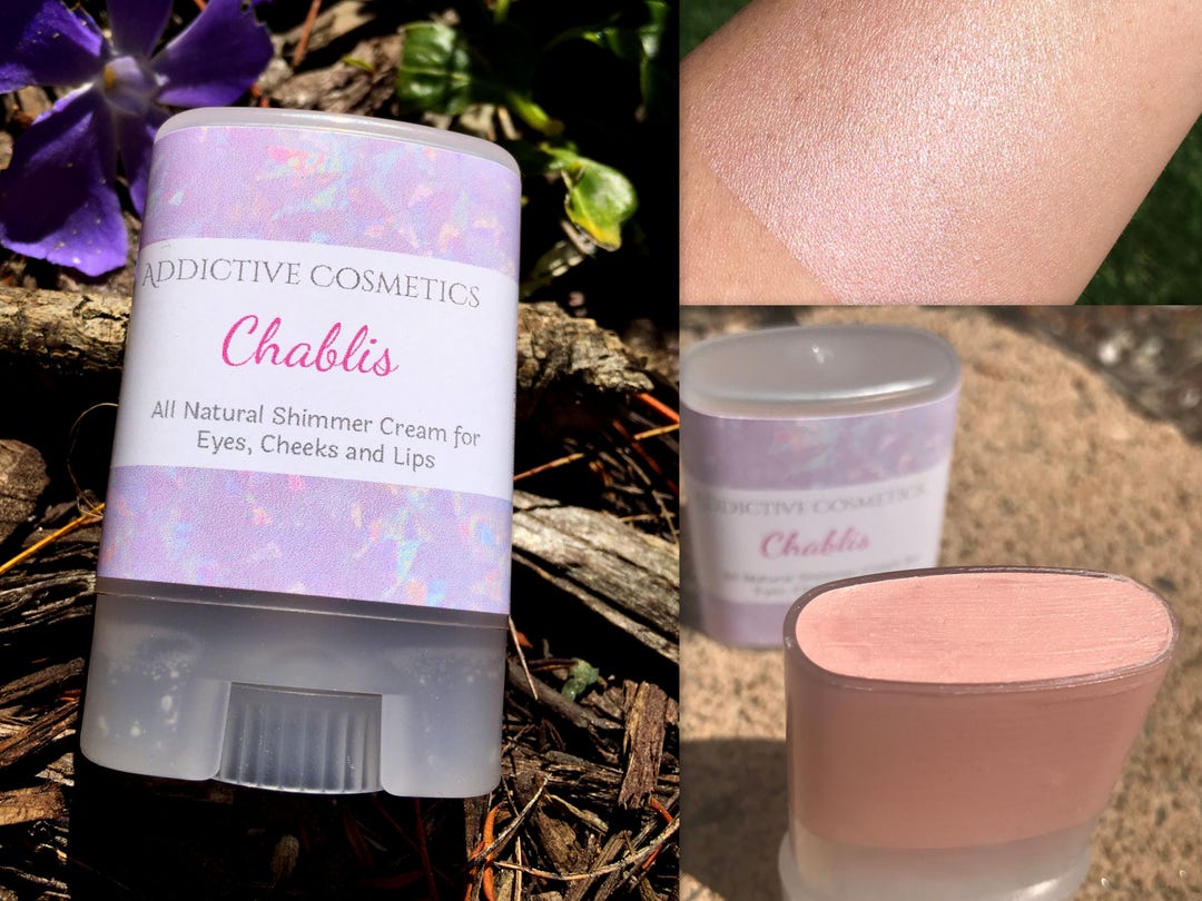 CHABLIS Highlighter Color Cream for Eyes, Cheeks and Lips All Natural ...