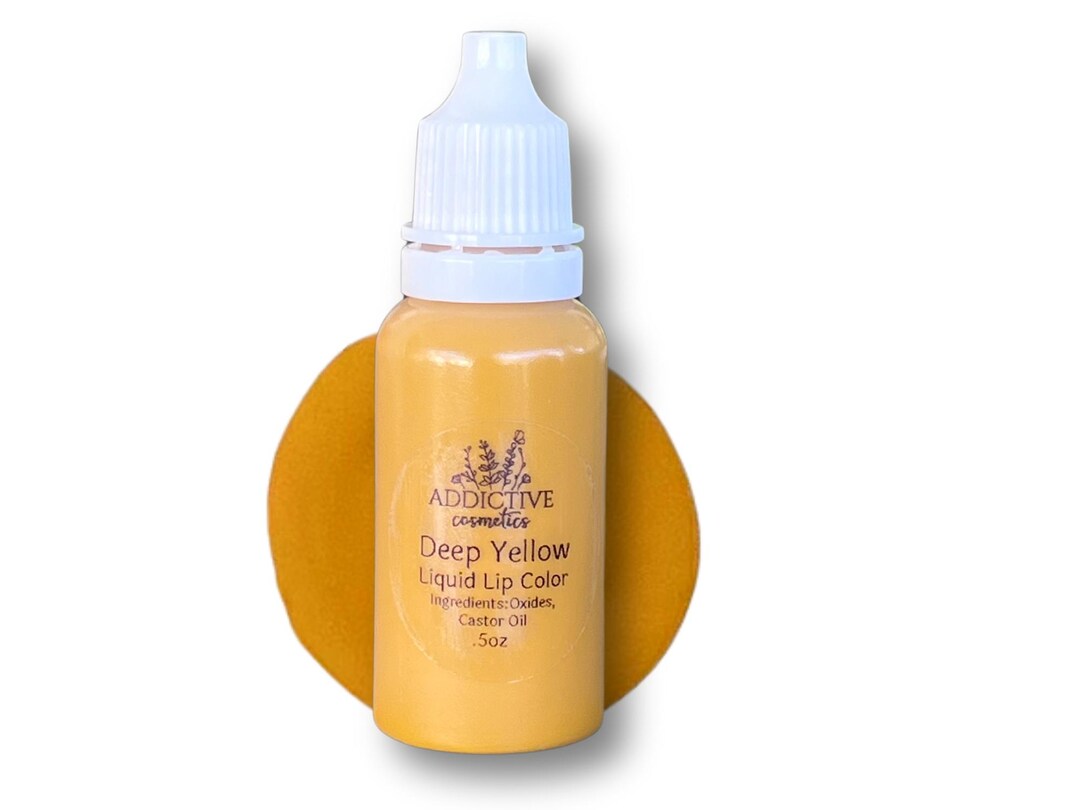 DEEP YELLOW Ultimate Color Liquid Lipstick and Lipgloss Pigment- Create ...