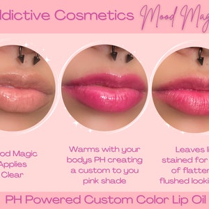 MOOD MAGIC! PH Powered Lip Oil- Color Changing Lip Stain- All Natural ...