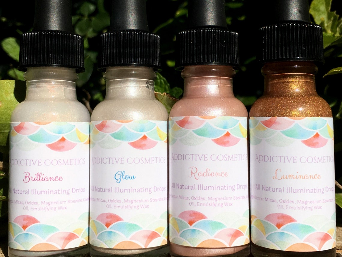 GLOW Illuminator All Natural Illuminating Drops Primer Skin - Etsy