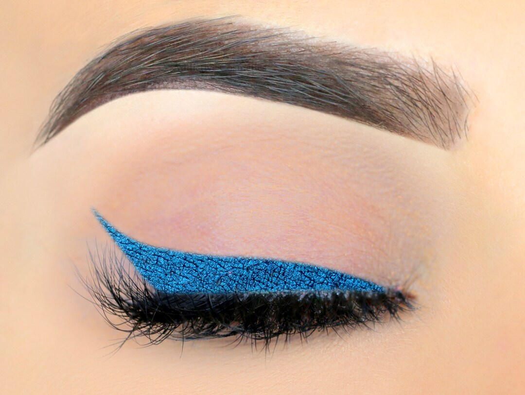 MIDNIGHT MAVEN Dark Blue Liquid Eyeliner- All Natural, Vegan Friendly ...